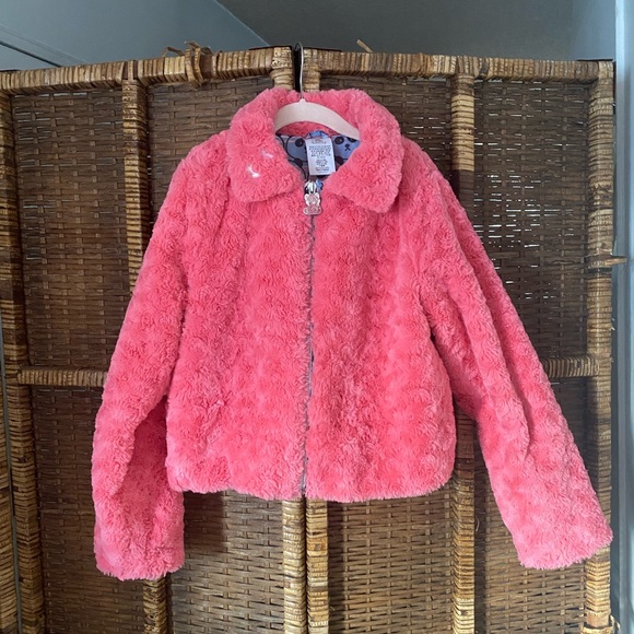 Disney | Jackets & Coats | Disney Furry Pink Jacket | Poshmark